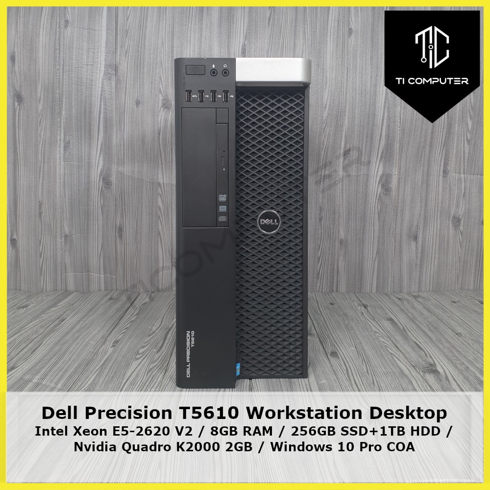 Dell Precision T5610 Workstation Intel Xeon E5-2620 V2 8GB RAM 256GB ...