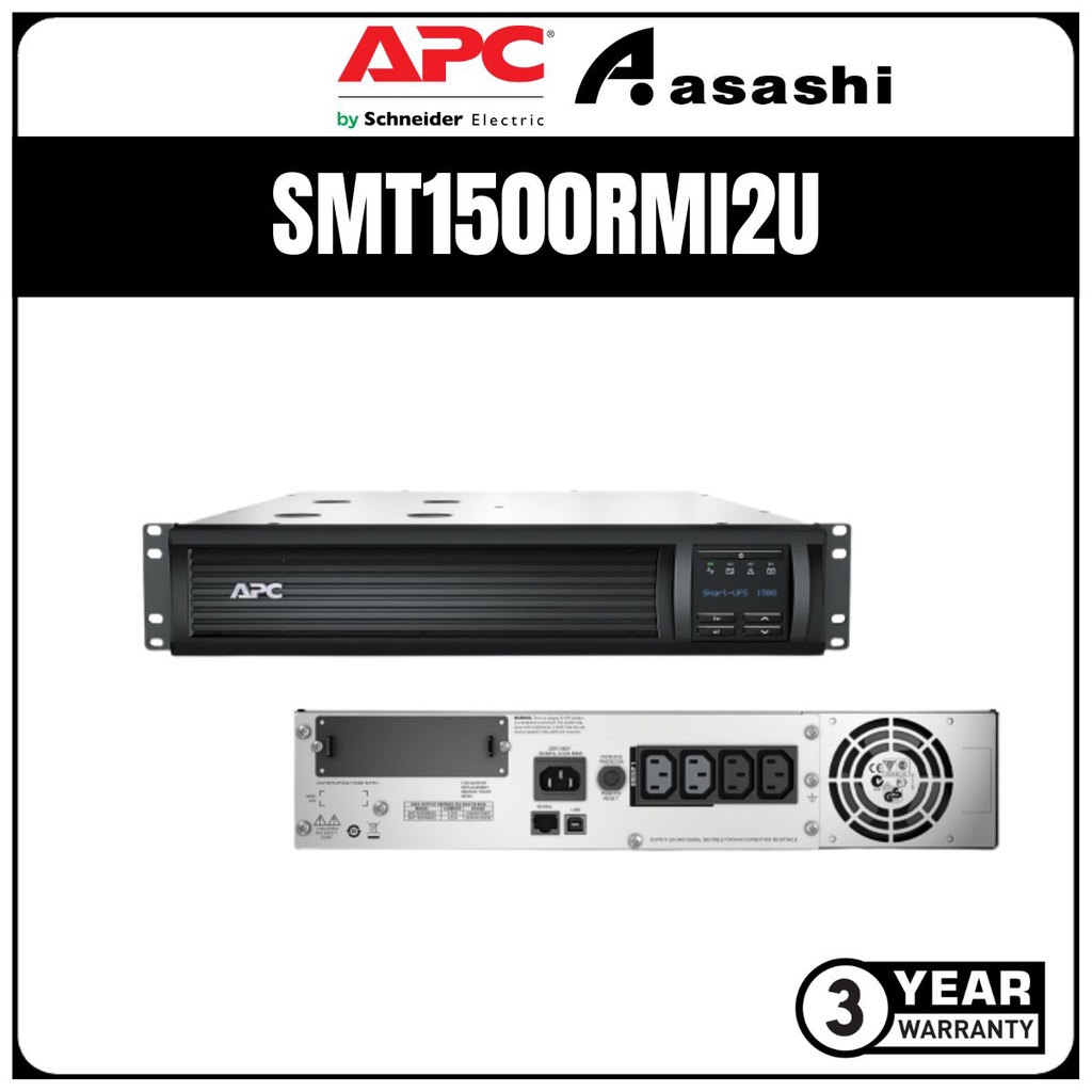 APC SMT1500I / SMT1500RMI2U 1500VA Smart-UPS 1500VA LCD 230V Tower UPS ...