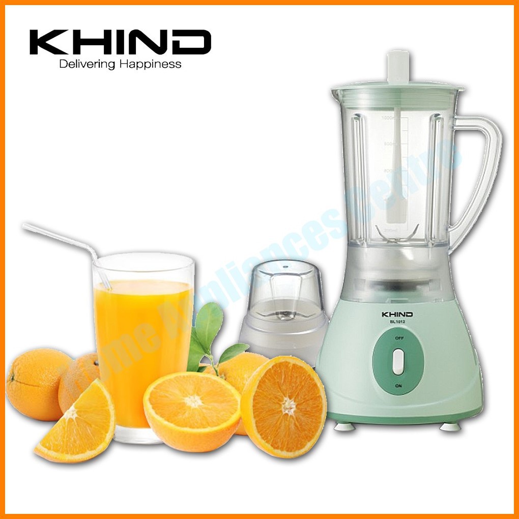 (NEW2022)KHIND 1L BLENDER WITH DRY MILL BL1016/KHIND Blender 1L With ...
