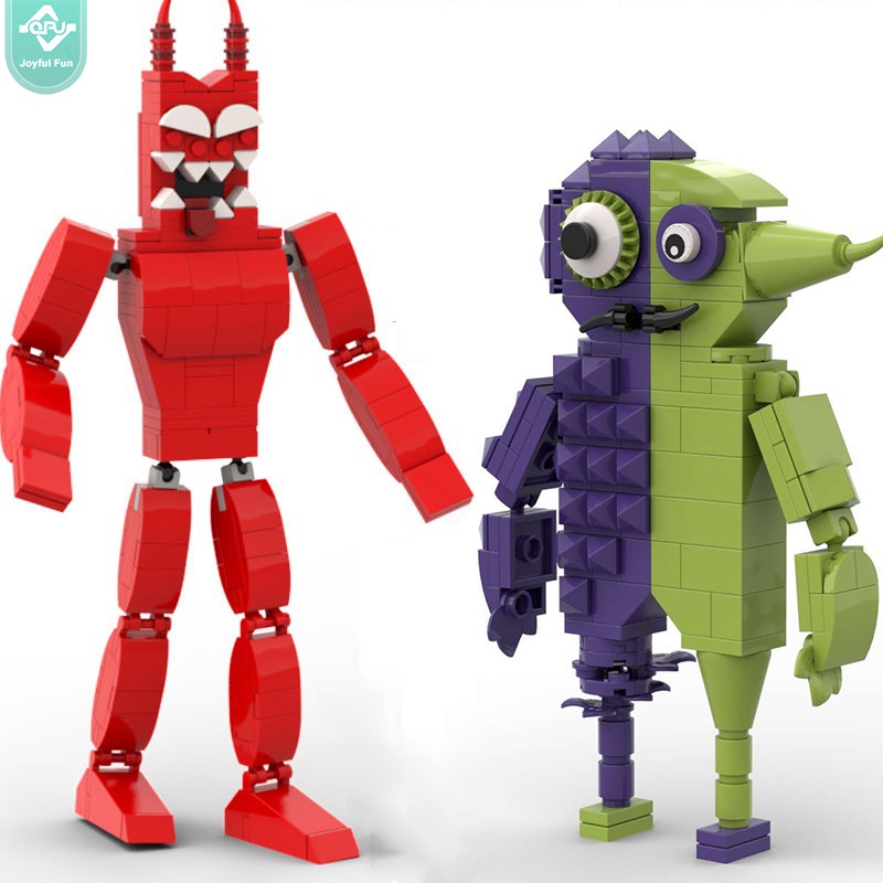 Garten of Banban Building Blocks Compatible Lego Mutant Red Class ...