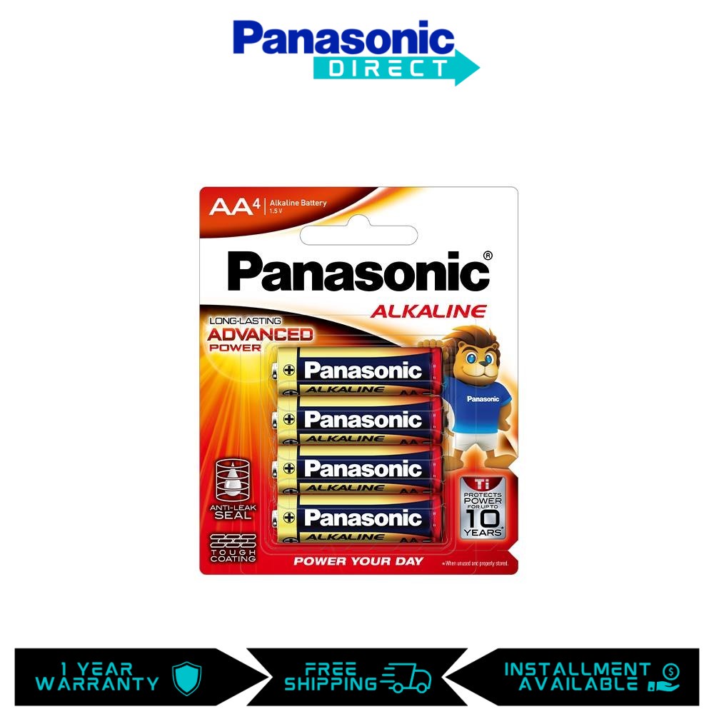 Panasonic LR6T/4B-EC Alkaline Battery (AA Size) 4PCS | Shopee Malaysia