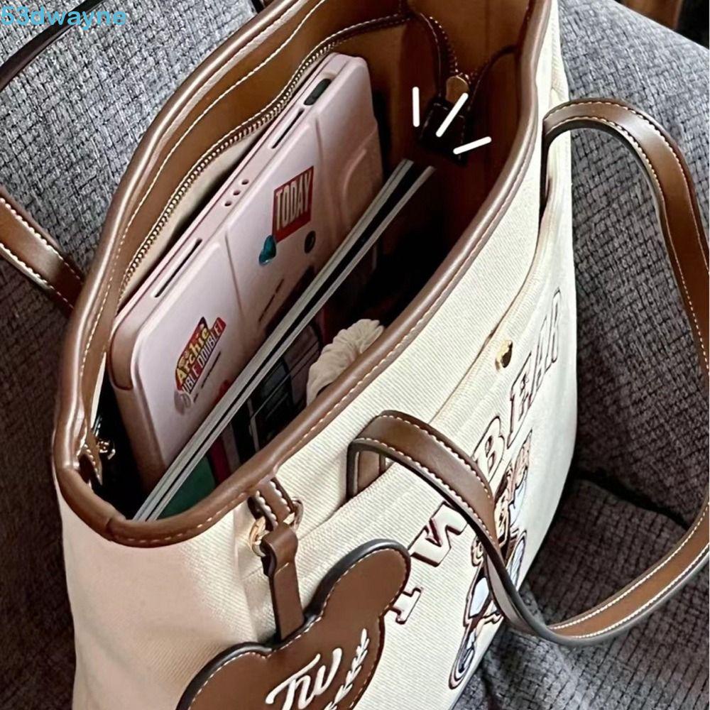 DWAYNE Women Shoulder Bags Cute Lightweight Eco Bag Office Worker Tote ...