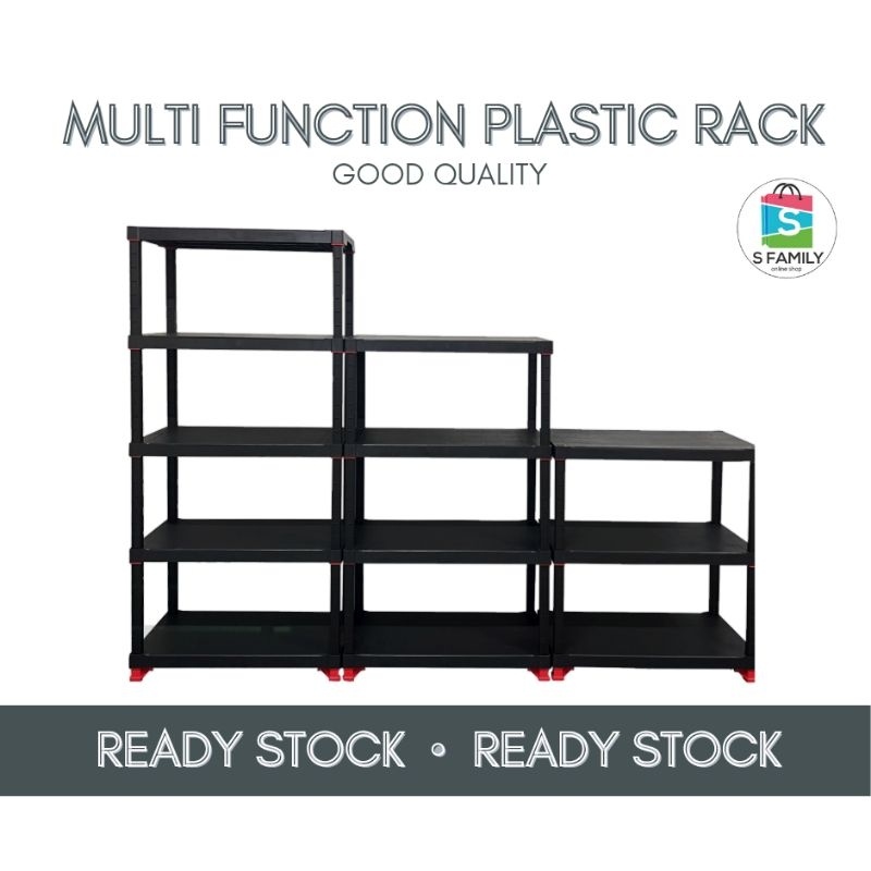 Ready Stock-Multi Function Plastic Shelving Rack 多用途塑料置物架 | Shopee Malaysia
