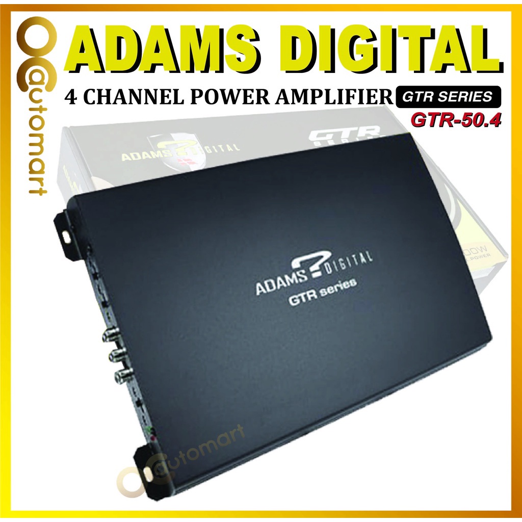 Adams Digital 4 Channel Power Amplifier GTR-50.4 (GTR-Series) | Shopee ...