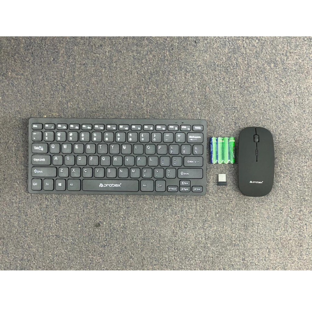 PROBEX MINI COMBO WIRELESS KEYBOARD & MOUSE (KM-WL02) | Shopee Malaysia