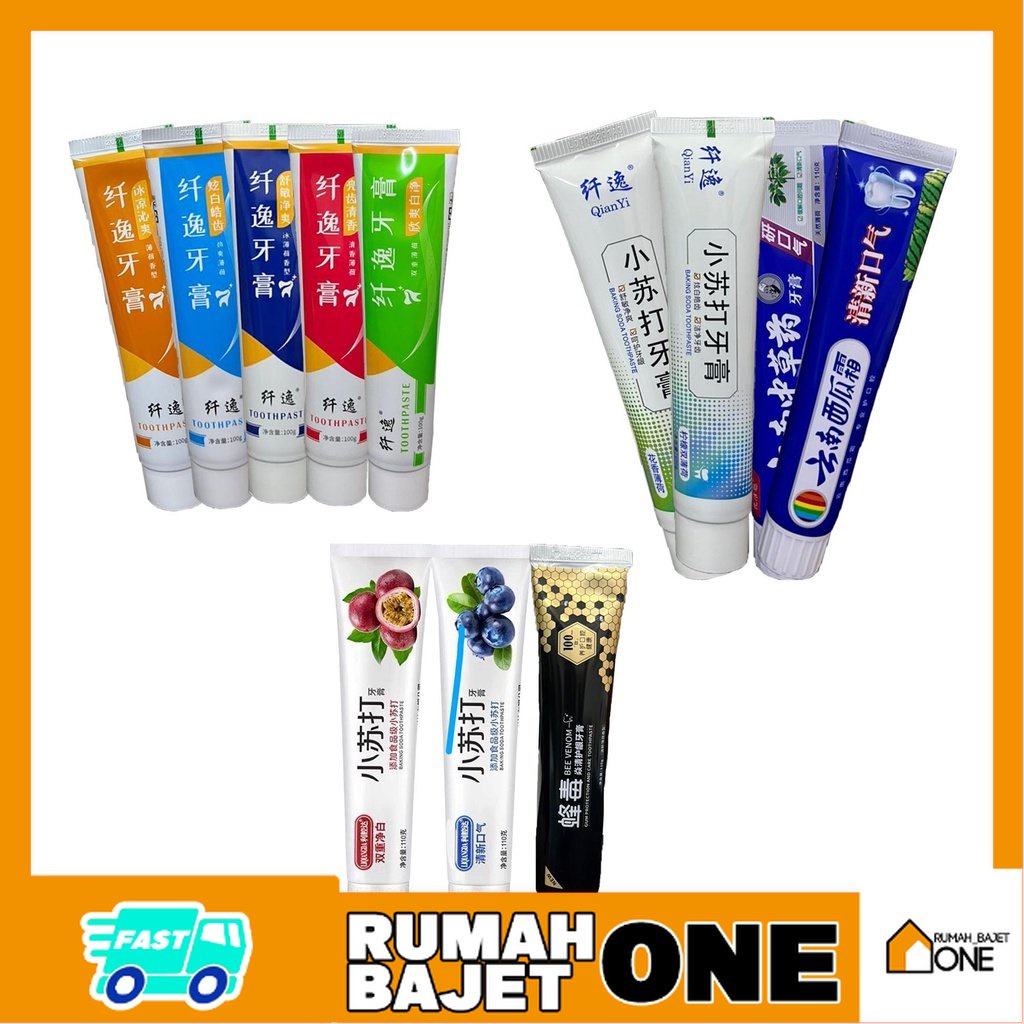 Toothpaste Baking Soda/YunNam/Bee Venom/Mint | Shopee Malaysia
