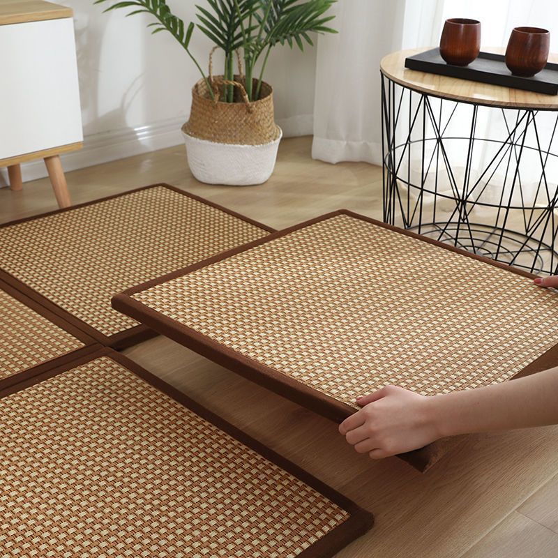 Japanese-Style Rattan Mat Floor Mat Carpet Living Room Bedroom Summer ...