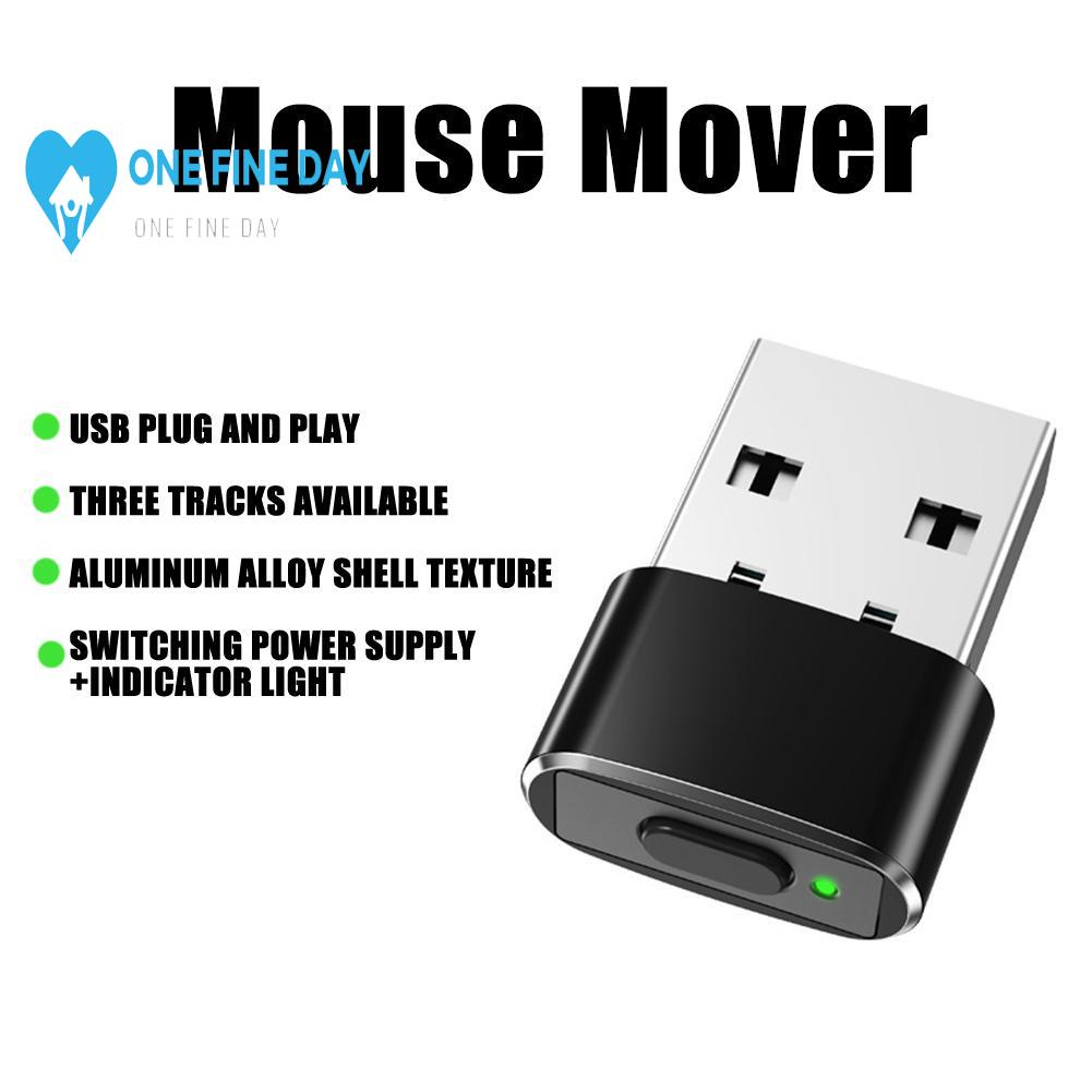 USB Mouse Jiggler Anti-sleep Computer Lock Screen Automatically Mover ...