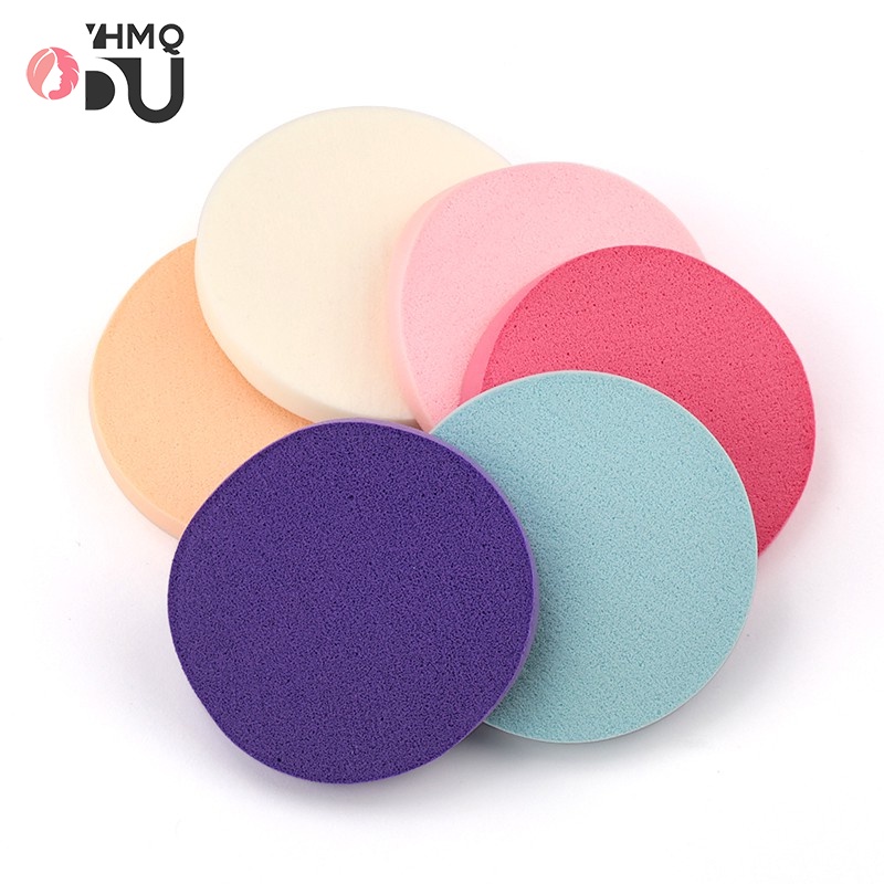 6 Cosmetic Puffs Soft Women's Make-up Foundation Sponges Wet & Dry Make ...