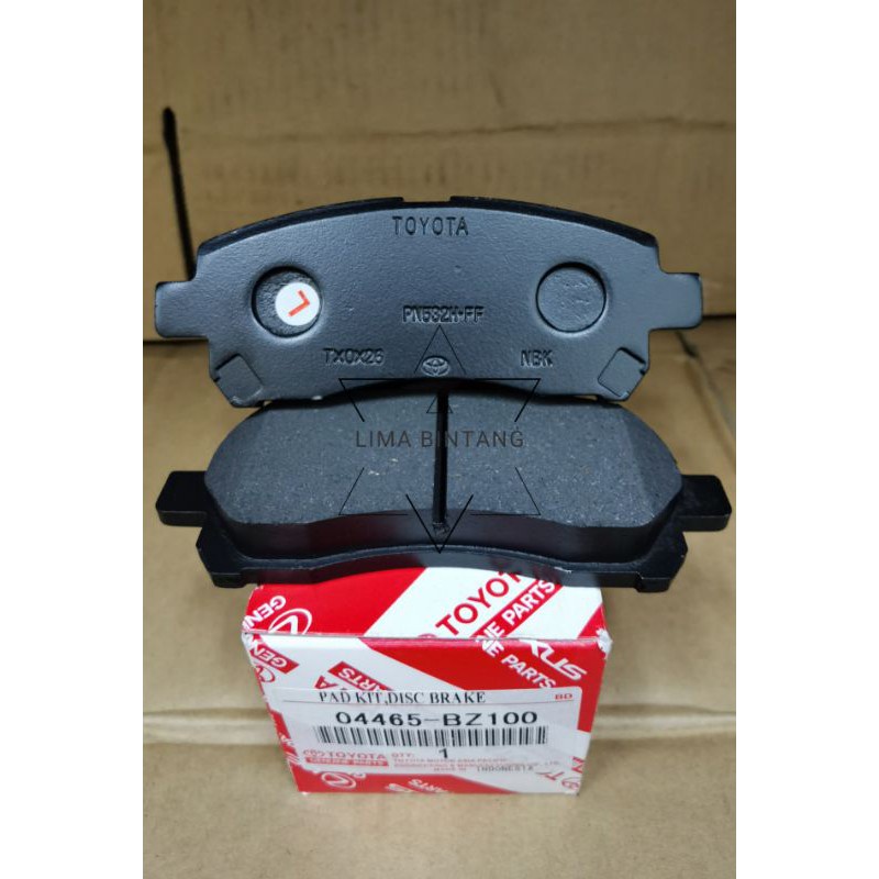 TOYOTA AVANZA F601 F602 2003YR FRONT BRAKE PAD ORIGINAL TOYOTA OEM ...