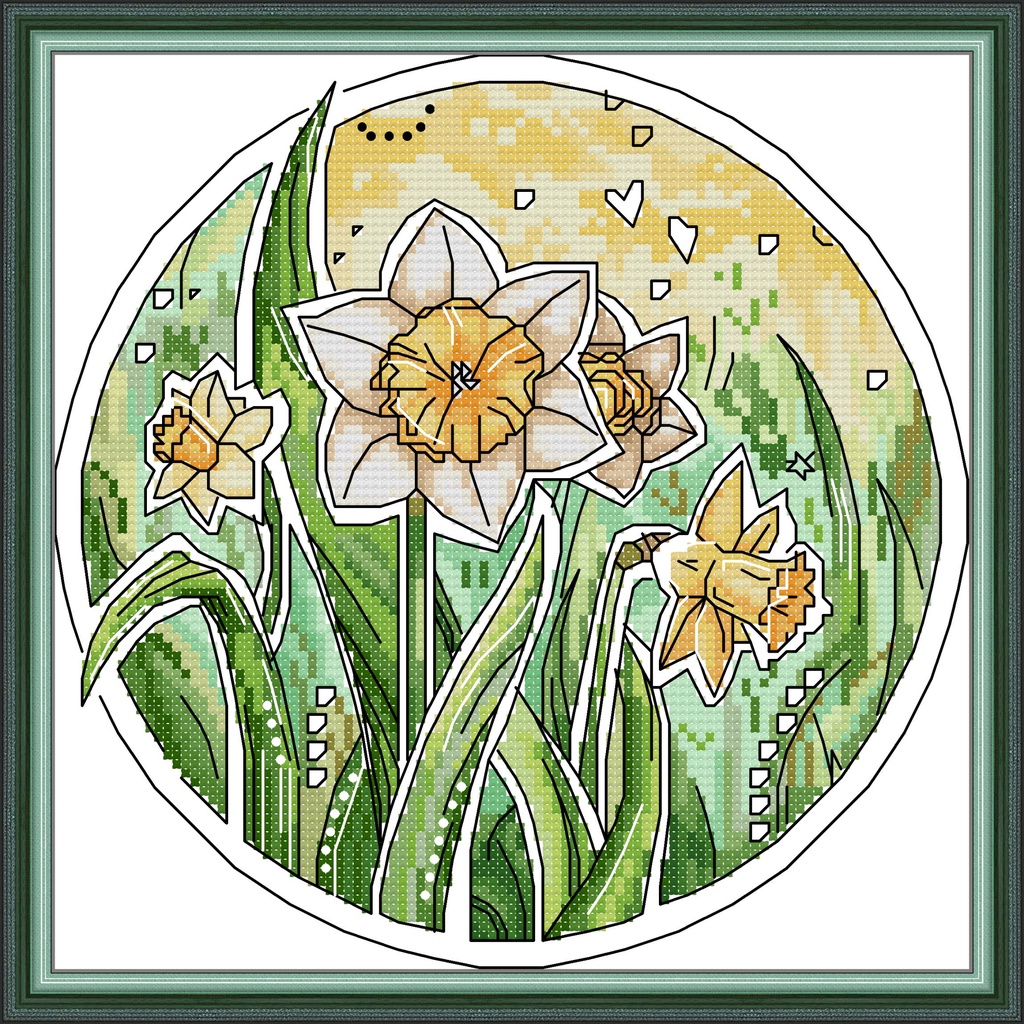 Joy Sunday Cross Stitch Ktis for Adults DMC Threads Chinese DIY Set ...