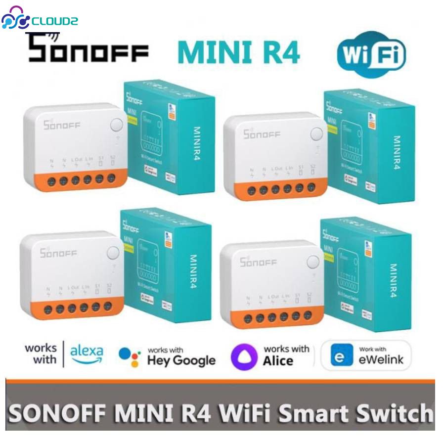 Sonoff Mini R4 Wifi Smart Switch Mini Extreme Module Wi-fi Relay Voice ...