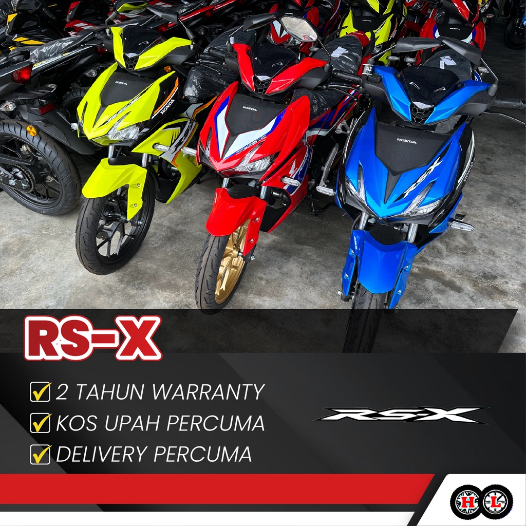 Honda RS-X Honda Moped Motorcycle Honda Motor RSX (CASH OTR) | Shopee ...