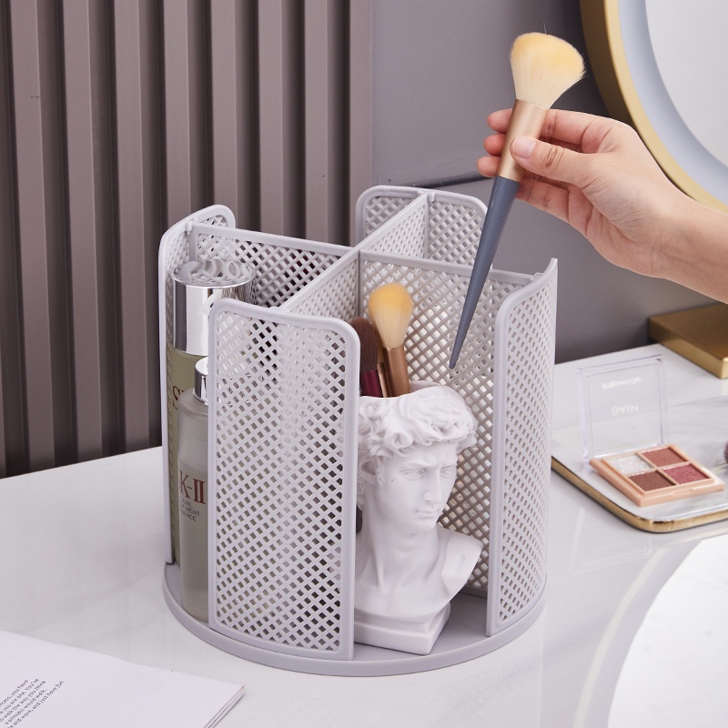 Cup Storage Rack 360° Desktop Rotating Compartment Rack Disposable Cup ...