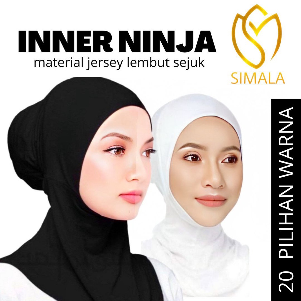 INNER TUDUNG NINJA Inner turtleneck Foreverstylo Inner Tudung Full ...