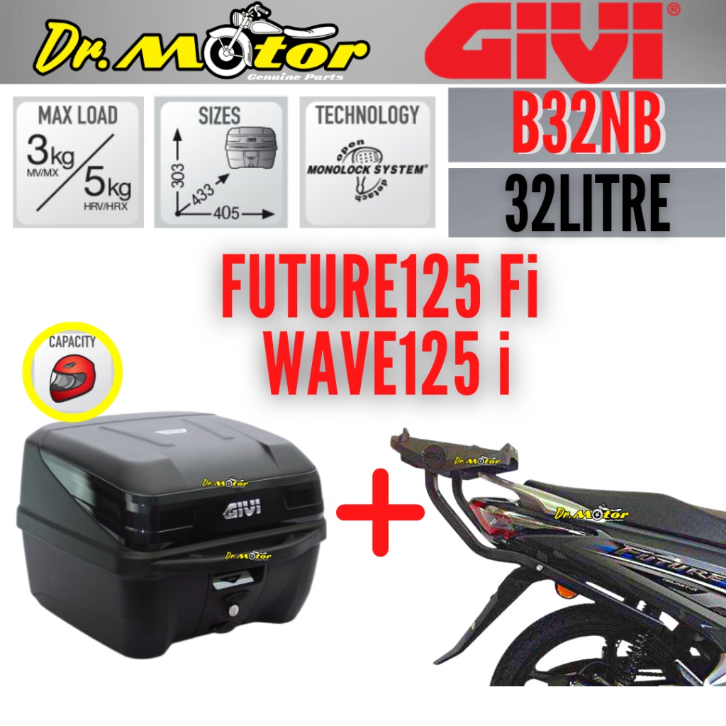 WAVE 125 i FUTURE125Fi WAVE125 FUTURE Fi WAVE125i GIVI HRV HEAVY DUTY ...