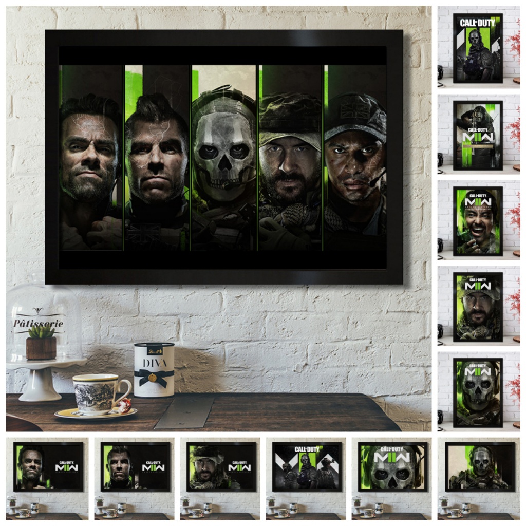 Classic popular shooting game Call of Duty 19 Poster Modern Warfare ...