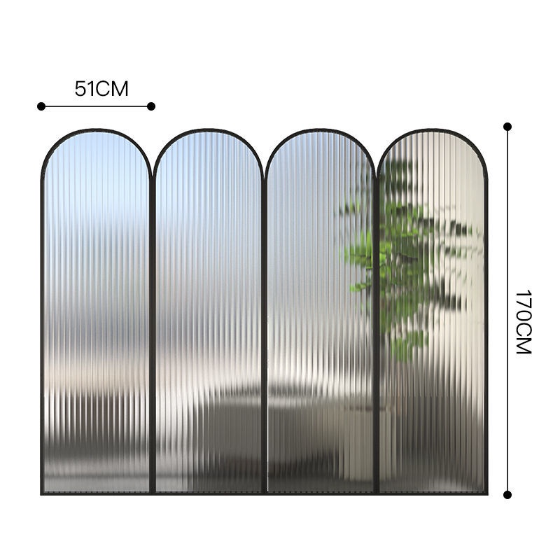 Living Room Decorative Partition Nordic Push-Pull Folding Movable ...