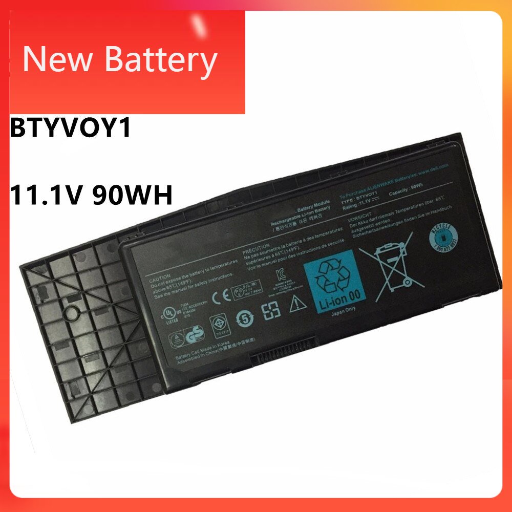 New BTYVOY1 Laptop Battery for Dell Alienware M17x R3 R4 TYPE C0C5M 318 ...