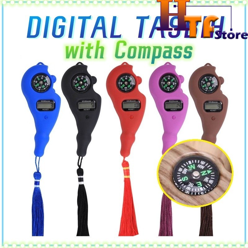 Electronic Rosary Tasbih Digital With Compass LCD Display Portable ...