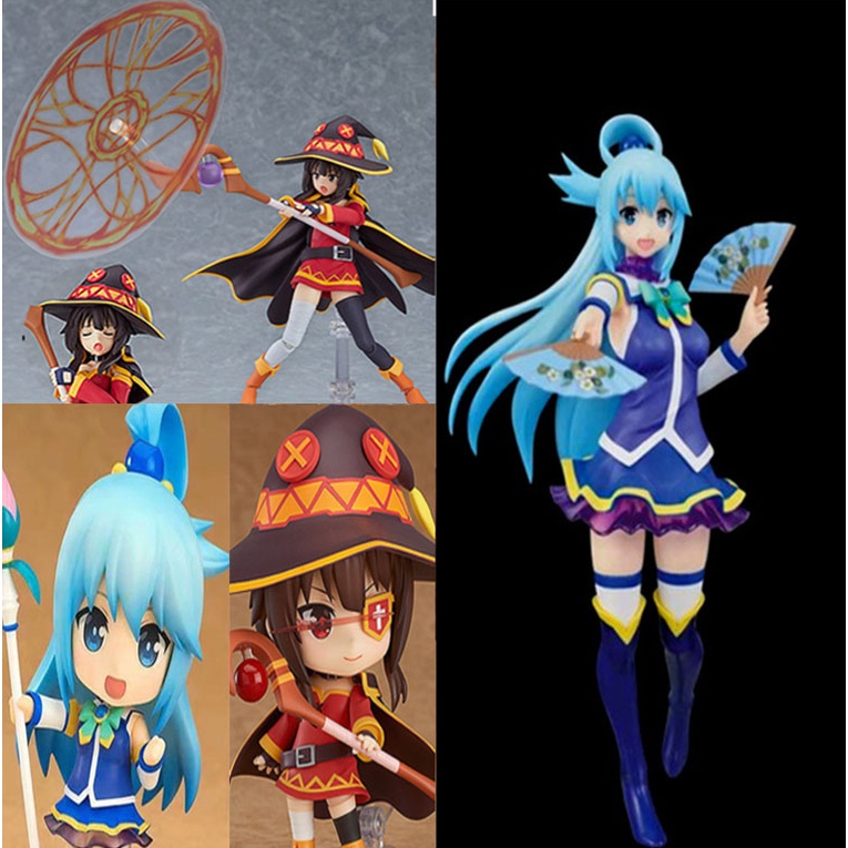 Nendoroid Konosuba Legend of Crimson Aqua Megumin Figma 407 PVC Action ...
