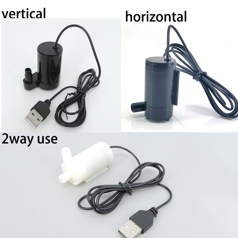 Mini USB 5V DC Low Voltage Small Water Pump Micro Submersible Fountain ...