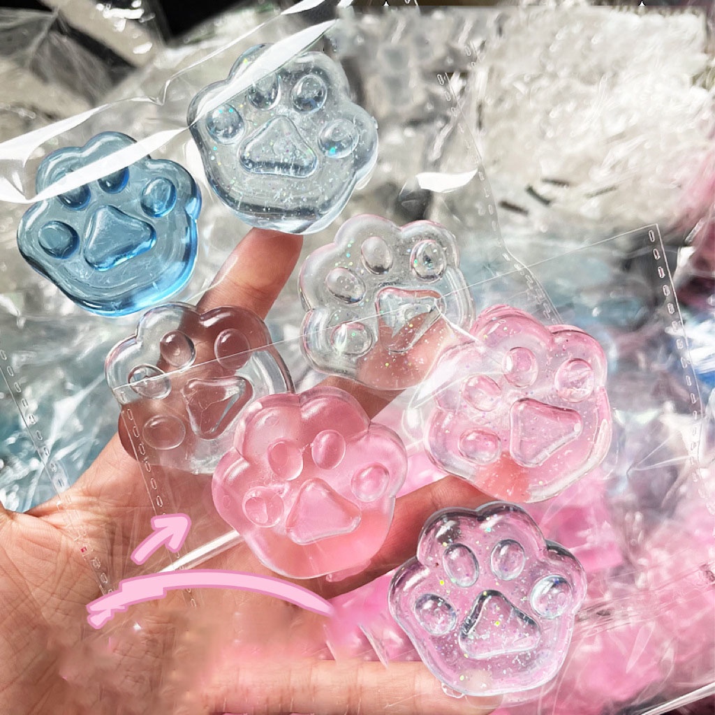 3D Cat's Paw Elastic Ball Pinch Vent Ball Pinch Stress Reliever Toys ...