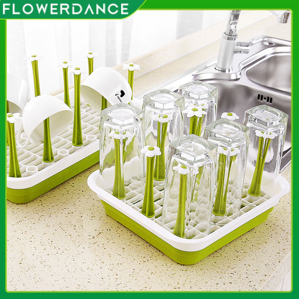 Cup Drying Rack, Drinking Glass And Bottle Drying Holder, Water Mug ...