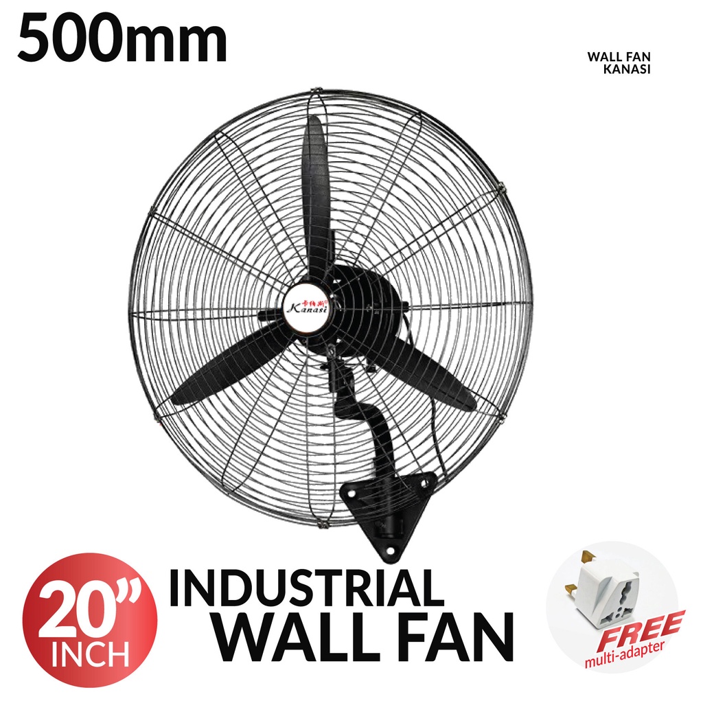 20 INCH 26 INCH Industrial Stand Fan Wall Fan Heavy Duty Electric ...