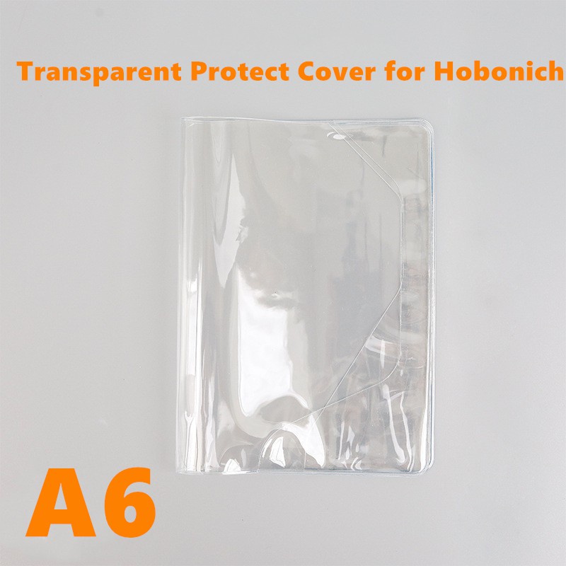 PVC Book Clothes Transparent A6 A5 Notebook Book Cover Inner Core Book ...