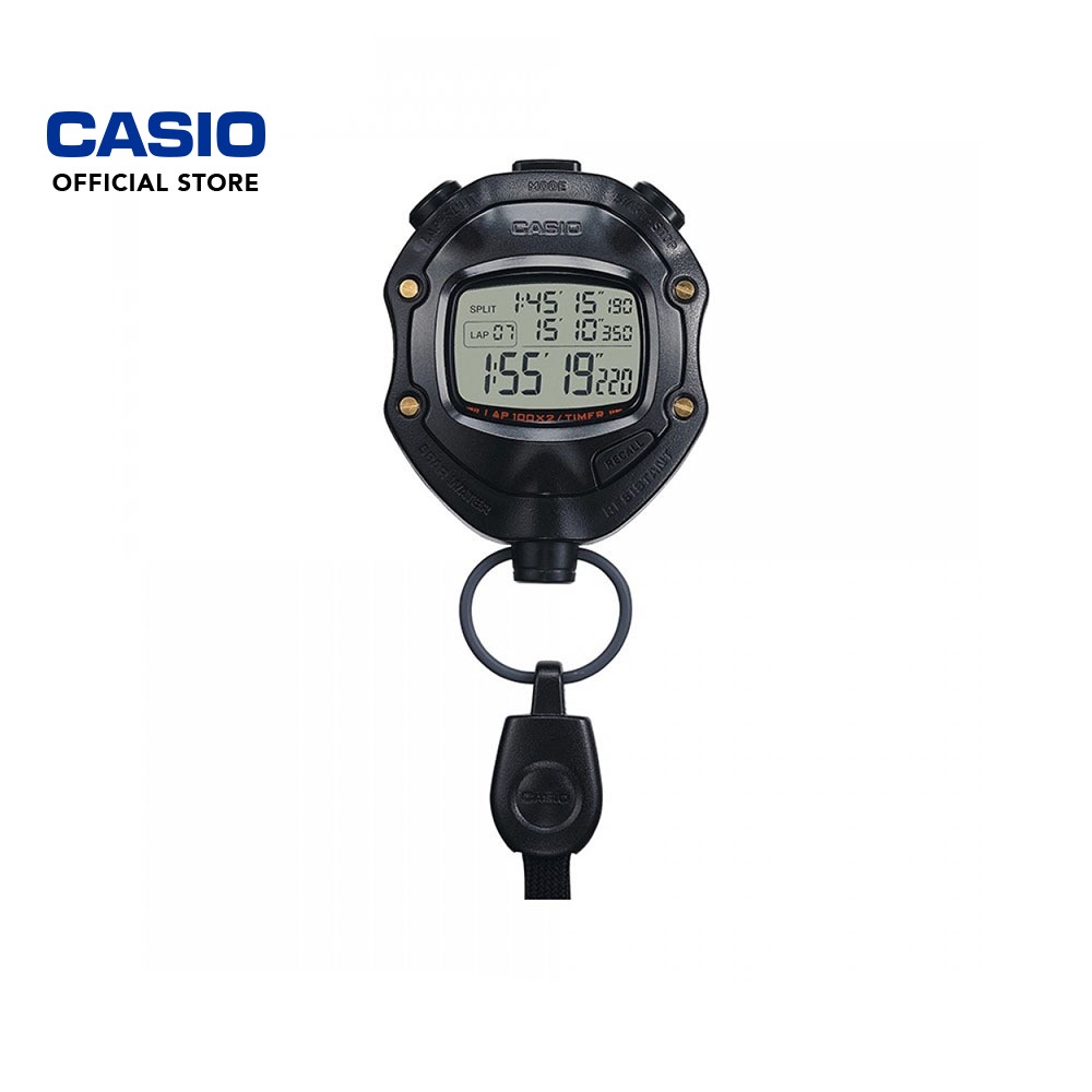 Casio HS-80TW-1 Black Stopwatch | Shopee Malaysia