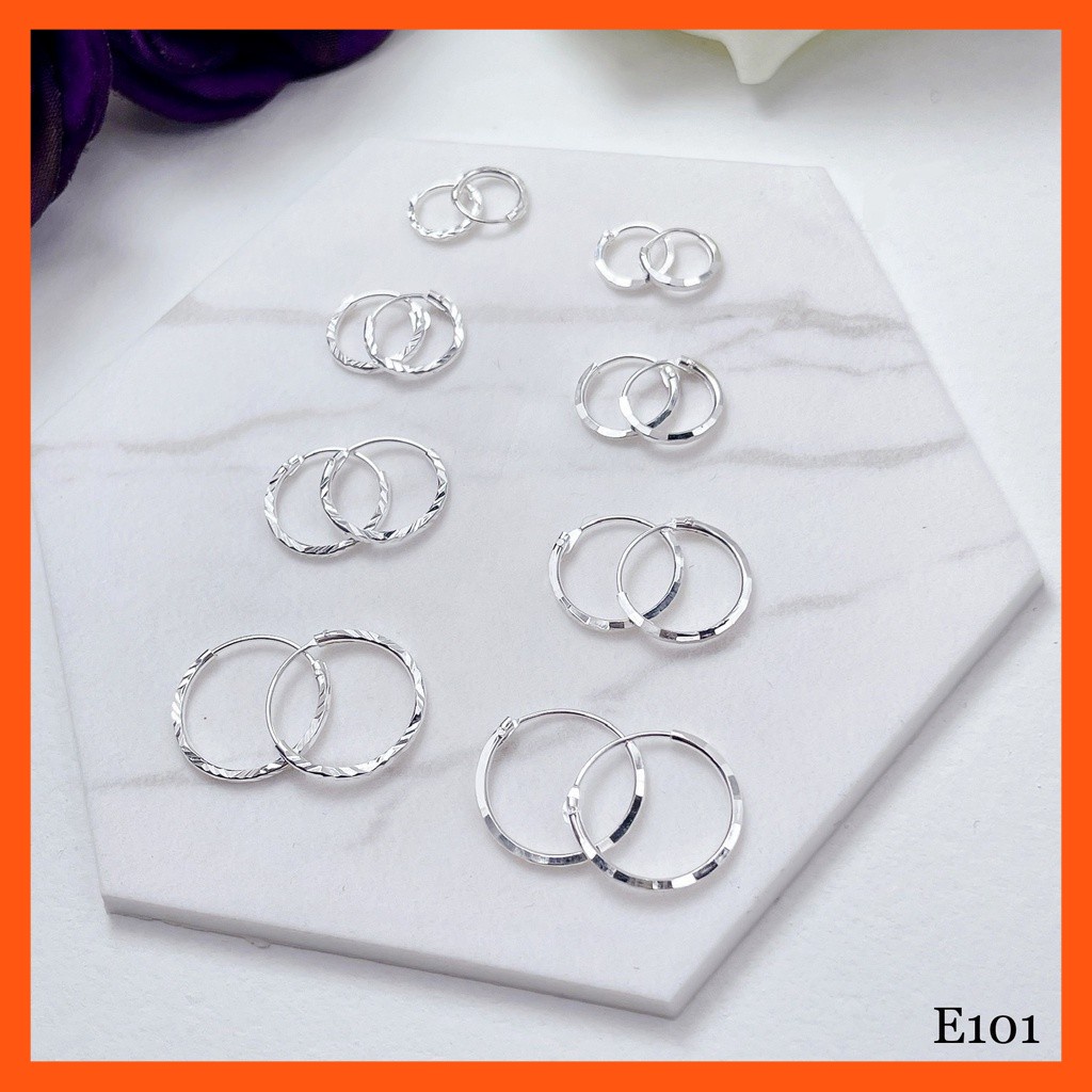 💥PROMO💥925 Sterling Silver Upper Lobe and Ear Cartilage Hoop Earrings ...