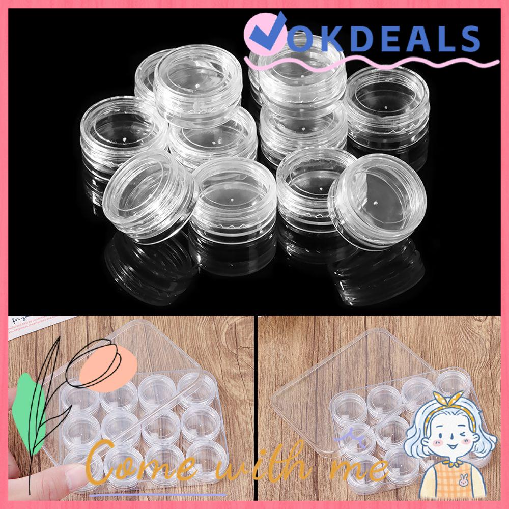 OKDEALS 12 Pcs/set Travel Contact Lens Box Lovely Contact Lens ...