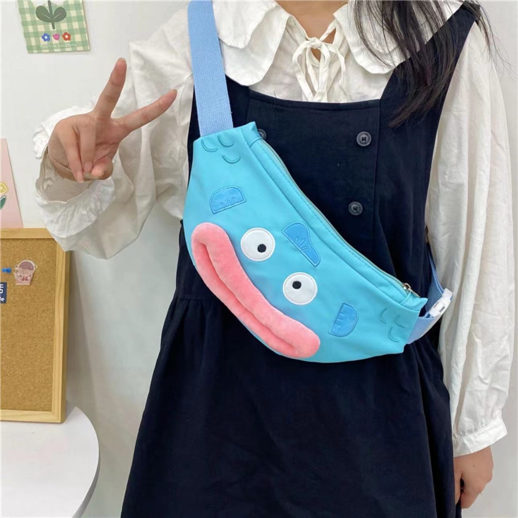 Japanese Cartoon Clownfish Bag ins Creative New Style Ugly Fish ...