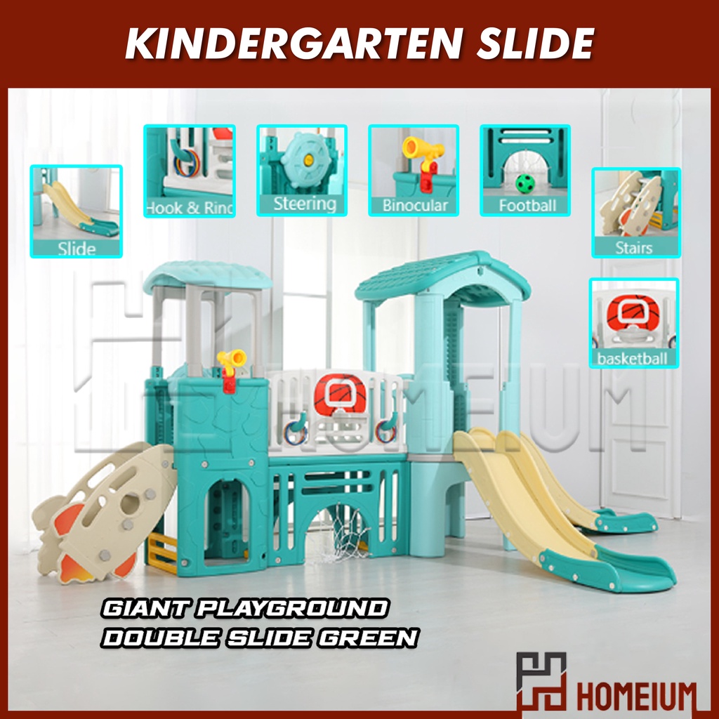 Homeium Big Size Outdoor Indoor Playground Kindergarten Link Bridge ...