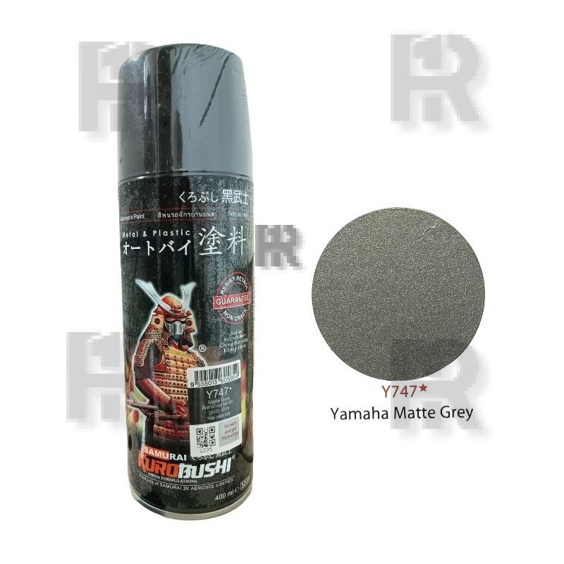 [SAMURAI] Yamaha Colour Y747-YAMAHA Matte Grey | Shopee Malaysia