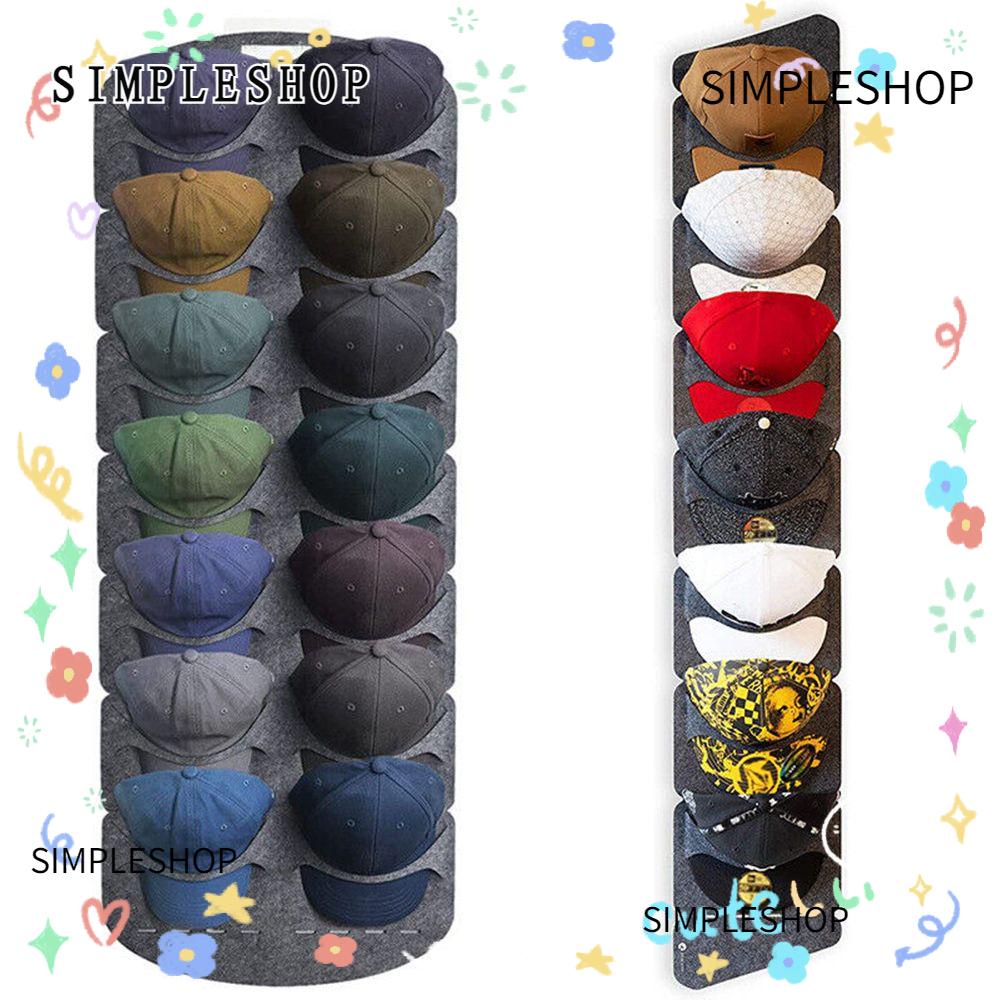 SIMPLESHOP Baseball Cap Display Rack Door Back Wall Collecting Hat ...
