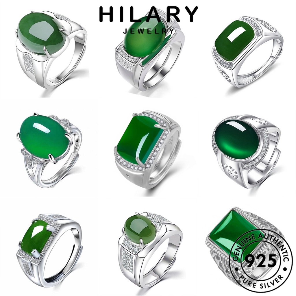 HILARY JEWELRY Silver Cincin Lelaki Sapphire Accessories Original 純銀戒指 ...