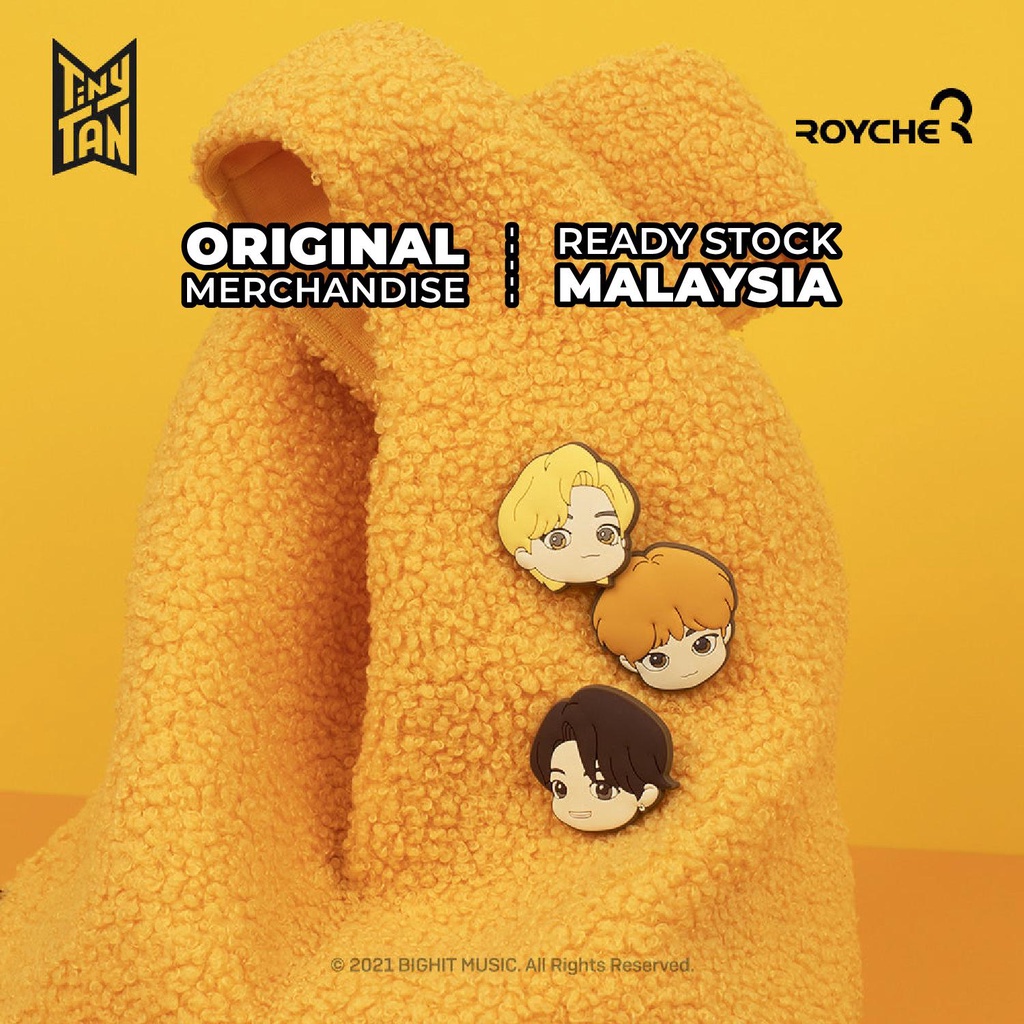 [OFFICIAL] TinyTAN Dynamite Rubber Pin Badge BTS BT21 TinyTAN BangTan Kpop Merch | Shopee Malaysia