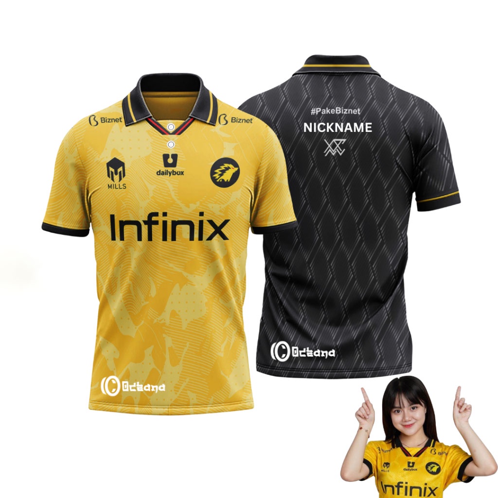 New ONIC ESPORT JERSEY MSC 2025 Infinix T Shirt【Free Customization ...