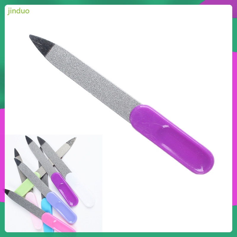Nail File for Pretty Metalic Stainless Steel Cuticle Lime Professional ...