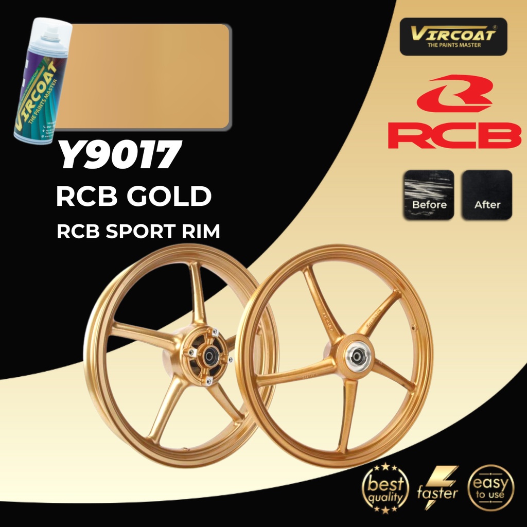 [Sport Rim Paint RCB Sport Rim Gold Y9017 ] AIKKA Sport Rim 2K Paint ...