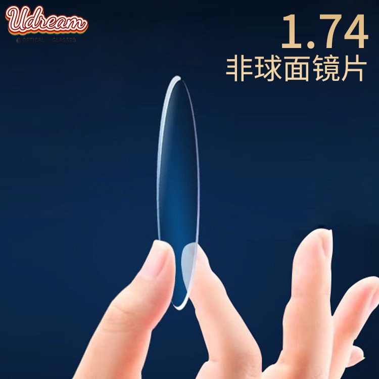 1.74 anti-blue lens, high-definition ultra-thin anti-radiation anti ...