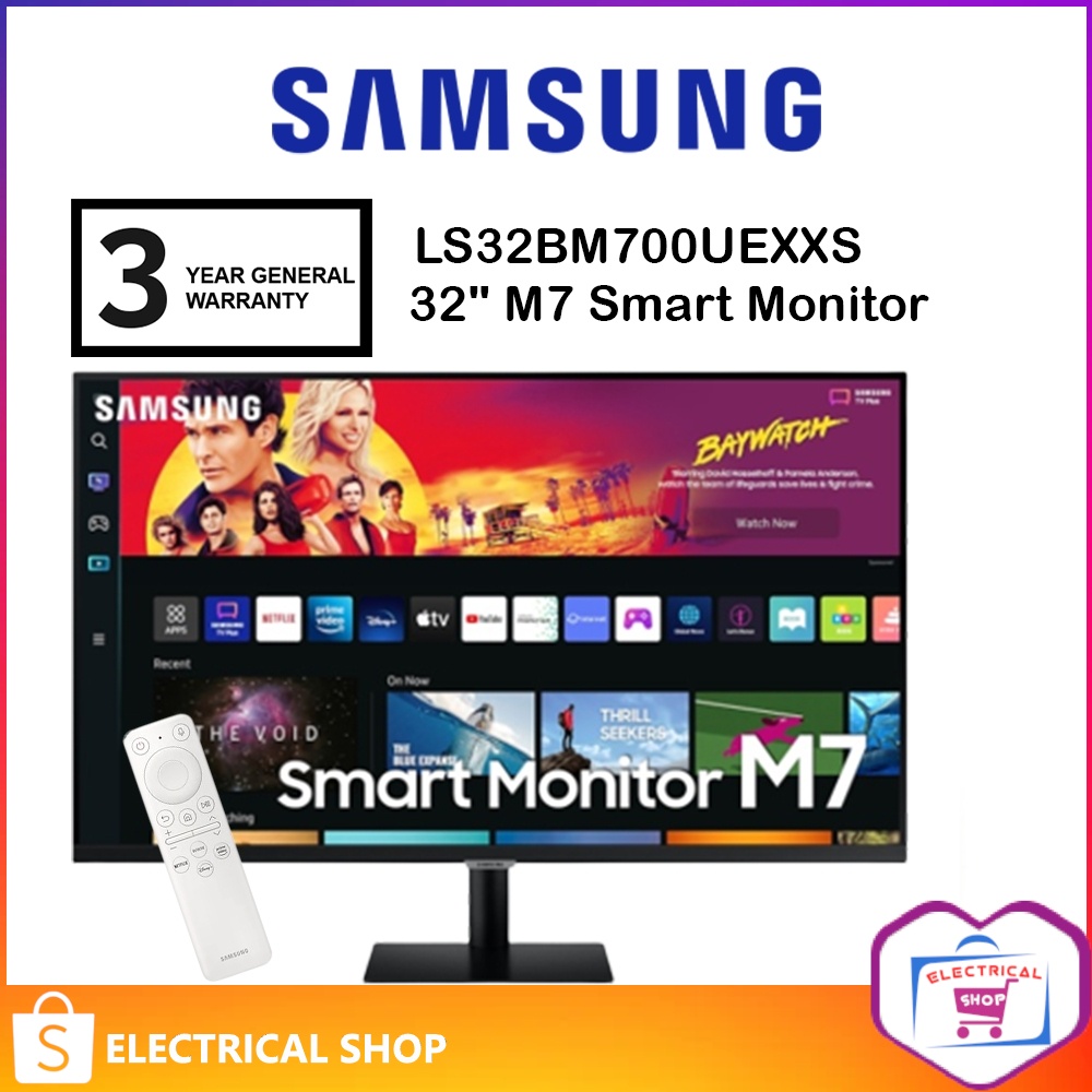 Samsung 32" Smart Monitor M7 LS32BM700UEXXS (Black) | Shopee Malaysia
