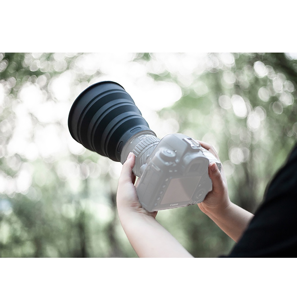 FEICHAO Rubber Camera Lens Hood Anti-glass Ultimate Anti-reflective ...