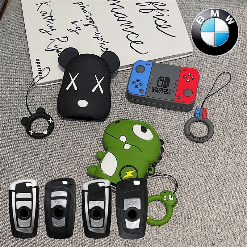 Cute Cartoon Key Case for BMW 1 3 4 5 6 7 Series X1 X3 X4 X5 F10 F15 ...