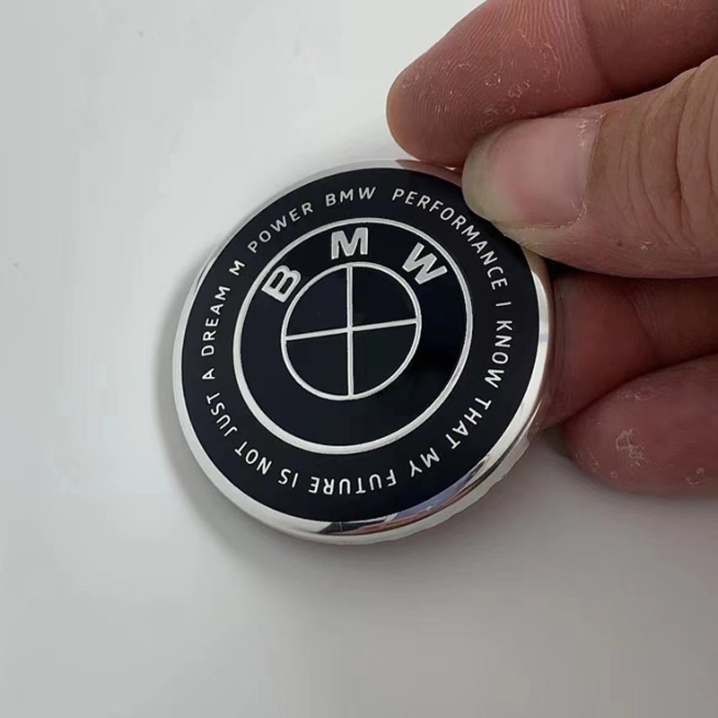 Car Front Hood Emblem new type Logo 82mm+Rear Badge 74mm+Wheel Hub Cap ...