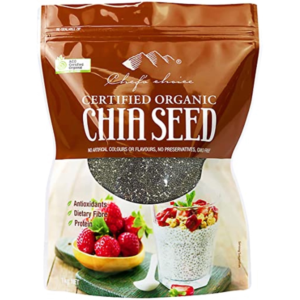 Chefs Choise Organic Cheer Seed BRC HACCP authentication orGanic CHIA ...