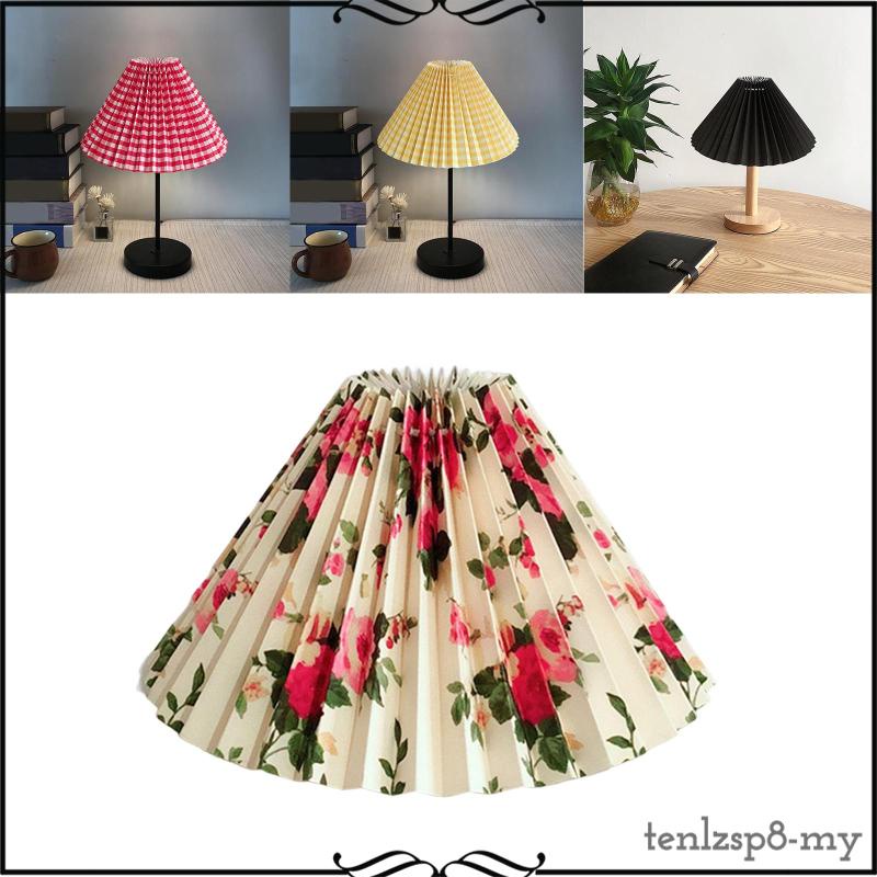 [Tenlzsp8] Cute Pleated Lampshade E27 Covers for Floor Light Bedroom ...
