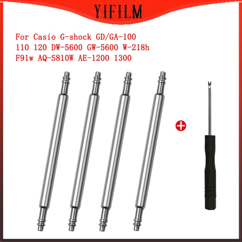 YIFILM Watch Band Spring Pins Repair Tool For Casio G-shock GD/GA-100 ...
